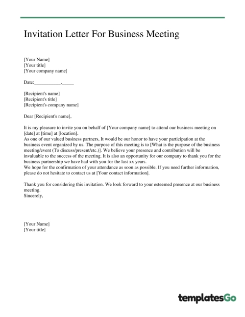 How to Write A Good Invitation Letter (w/templates)