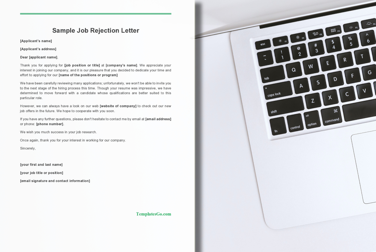 3 Steps For A Good Rejection Letter After Interview