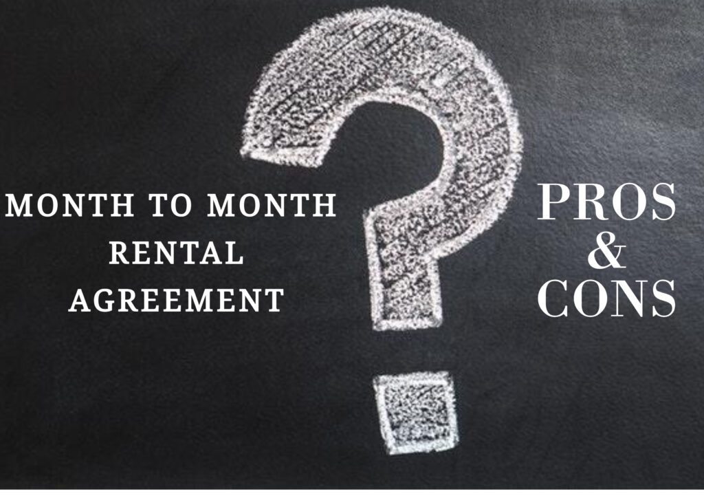 Month-to-Month Rental Agreement Templates Free Pros & Cons Tips