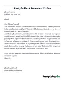 Rent Increase Notice-5 Steps to Legally Raise Rent