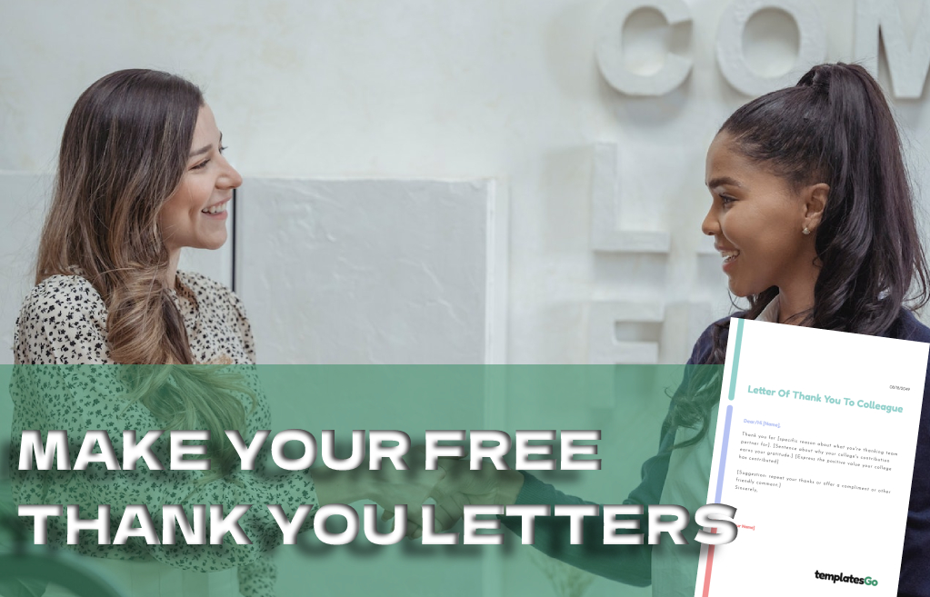 Make Your Free Thank You Letter