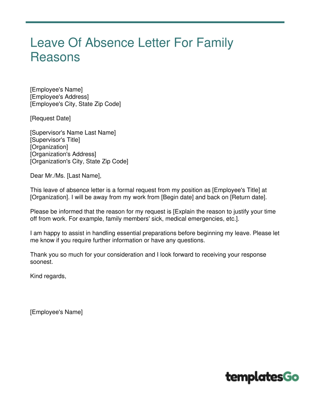 Template Letter Leave Of Absence At Rachel Enderby Blog Template Letter Leave Of Absence At Rachel Enderby Blog