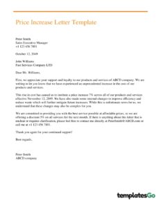 Price Increase Letters & How To Inform Your Clients Professionally