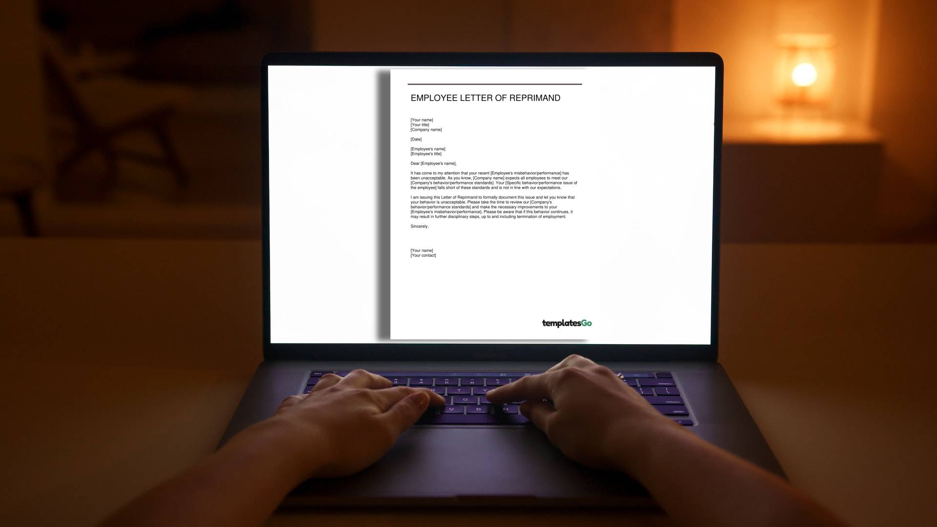 Letter Of Reprimand - Tips To Write With Editable Templates