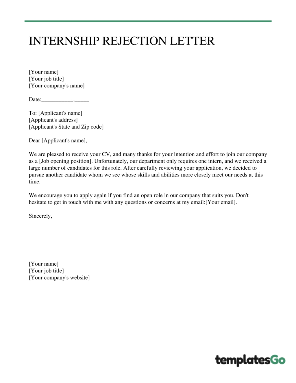 3 Steps For A Good Rejection Letter After Interview