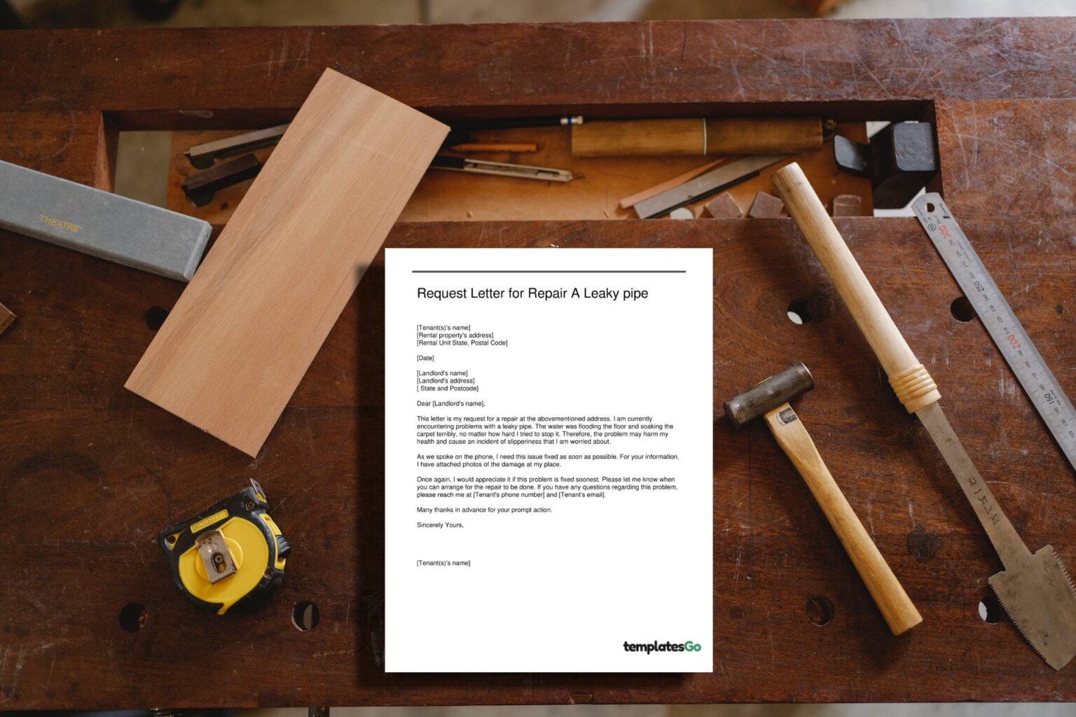 Free Letter To Landlord For Repairs Samples & Templates