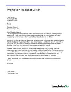 Writing A Strong Promotion Request Letter (+Free Templates)