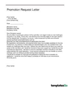 Writing A Strong Promotion Request Letter (+Free Templates)