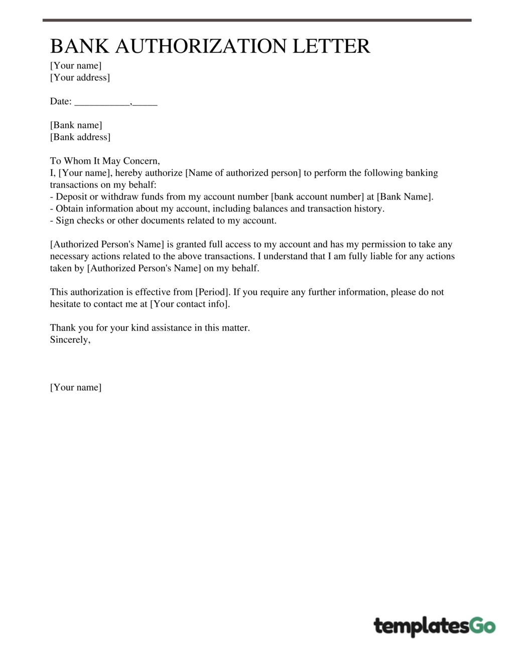 Authorization Letter - An Ultimate Guide With Pics