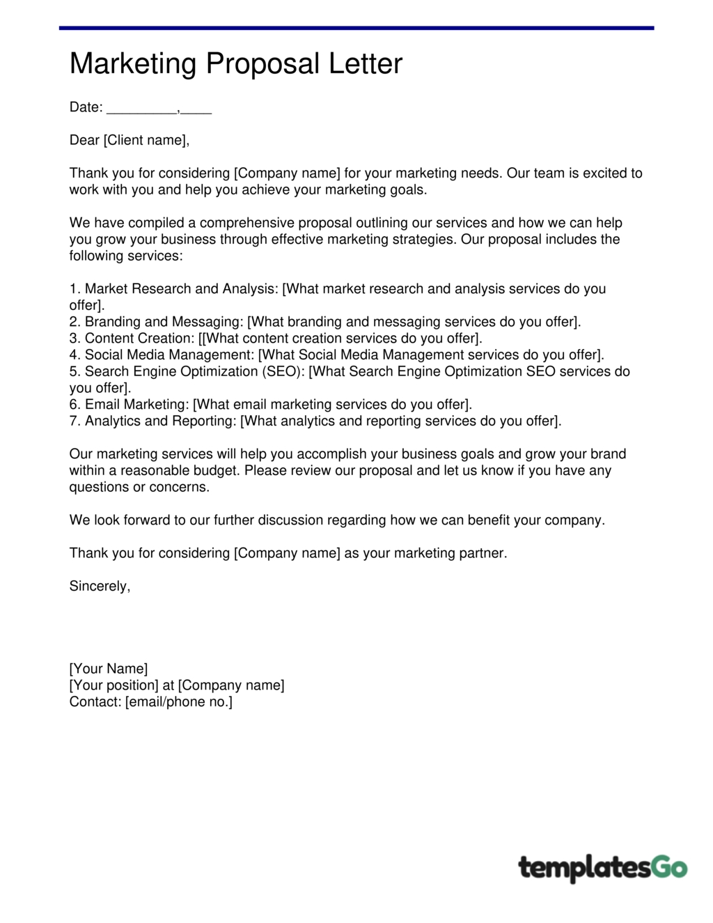 Write a Successful Business Proposal Letter With Editable Templates