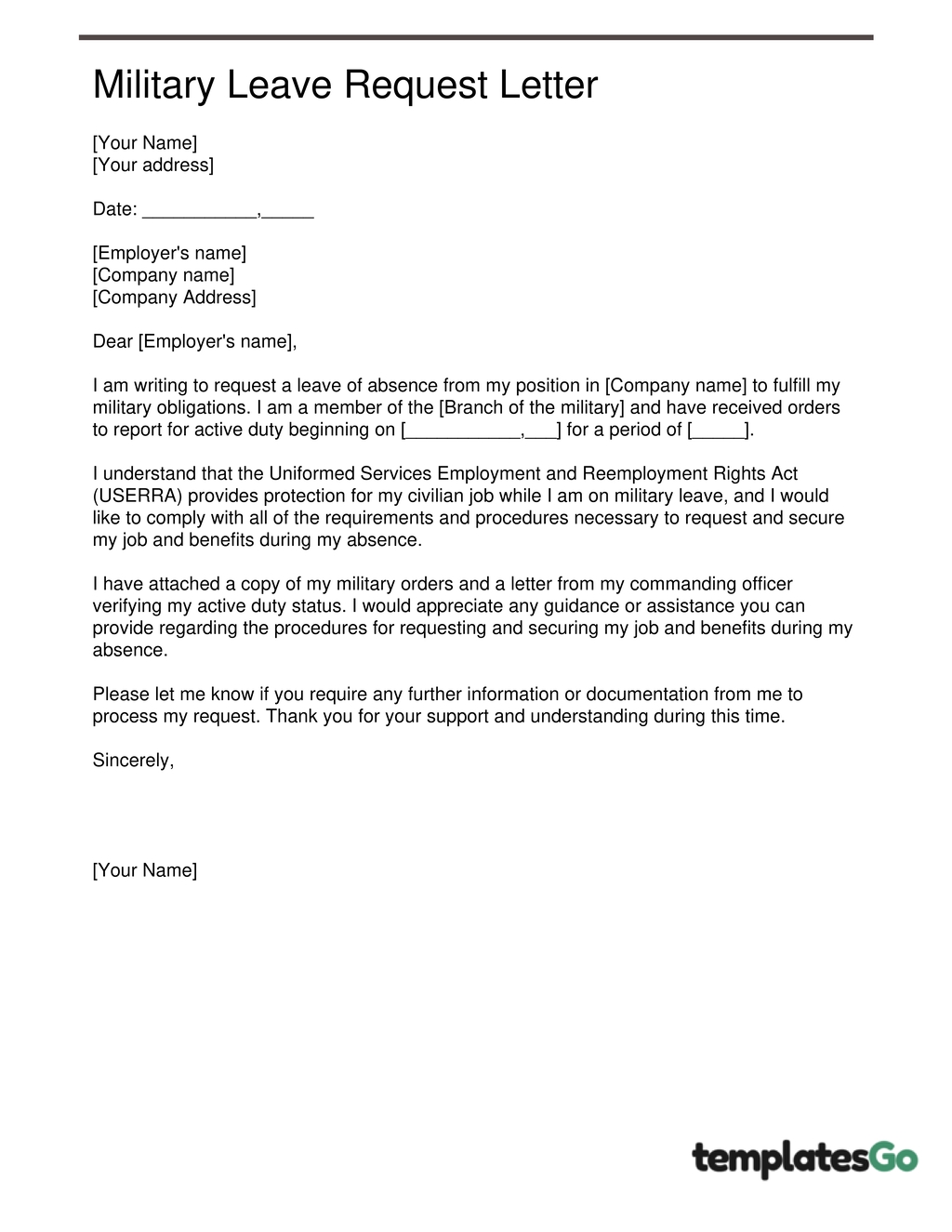 Leave Of Absence Letter Request With Template Examples Leave Of Absence Letter Request With Template Examples