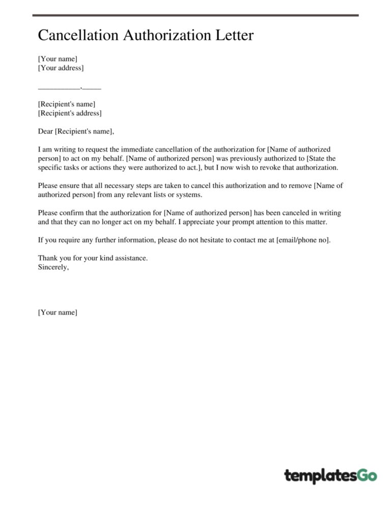 Authorization Letter - An Ultimate Guide With Pics