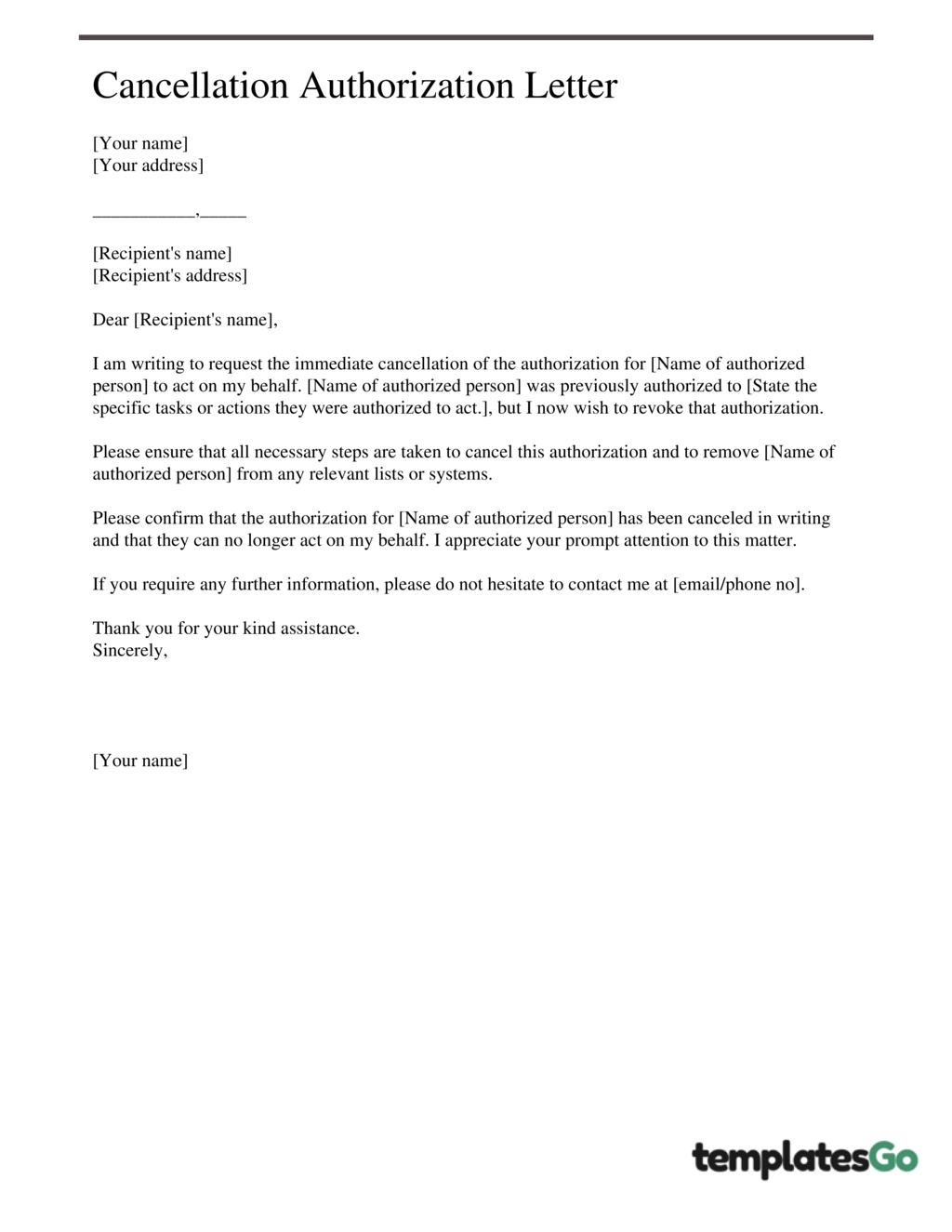 Authorization Letter - An Ultimate Guide With Pics