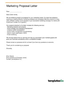 Write a Successful Business Proposal Letter With Editable Templates