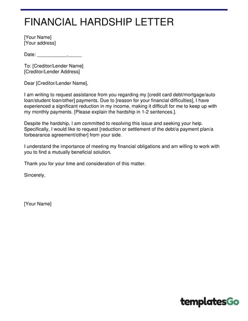 Best Effective Hardship Letter Templates You Must Read