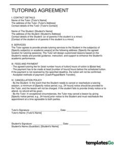 Create Your Tutoring Contract In Easy Steps